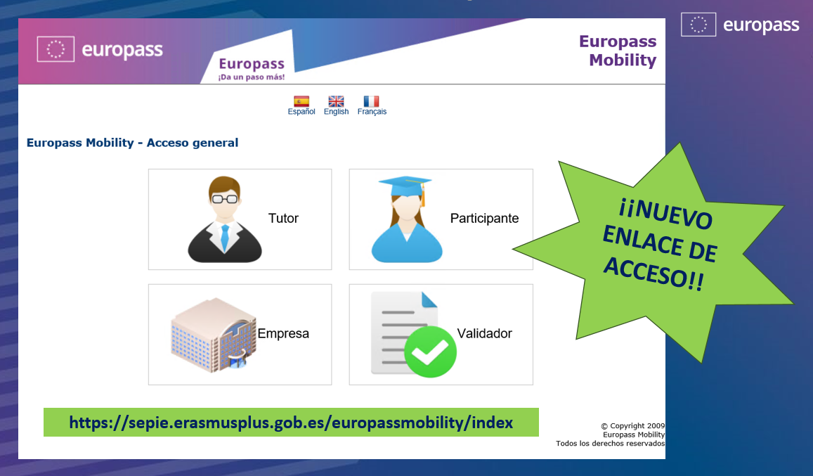 Documento de Movilidad Europass - Iniciativas - Servicio Español para la Internacionalización de ...